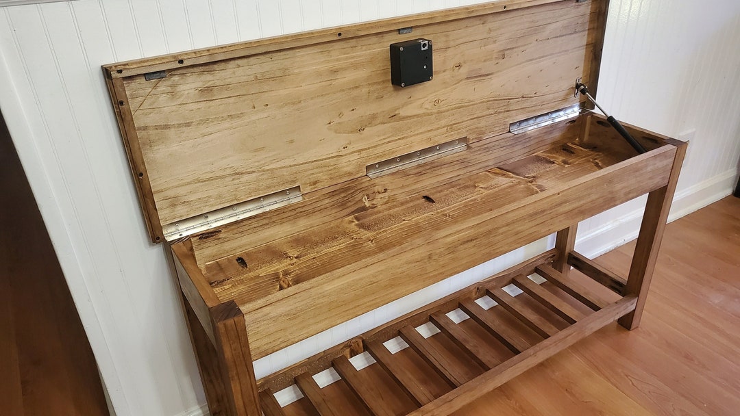 Locking Bench. foam Insert Now Available RFID handmade in the USA - Etsy