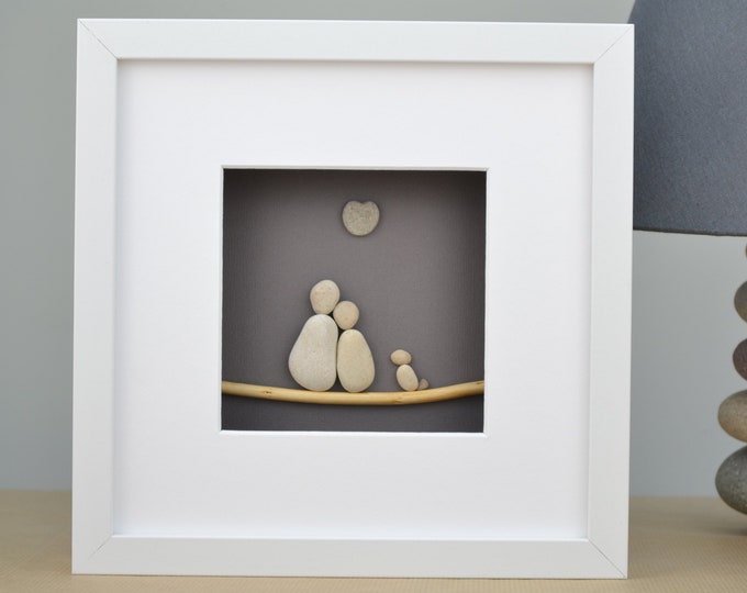 Pebble Art Veterinarian / Pets / Cats & Dogs • 5x7 • Handmade Framed ...