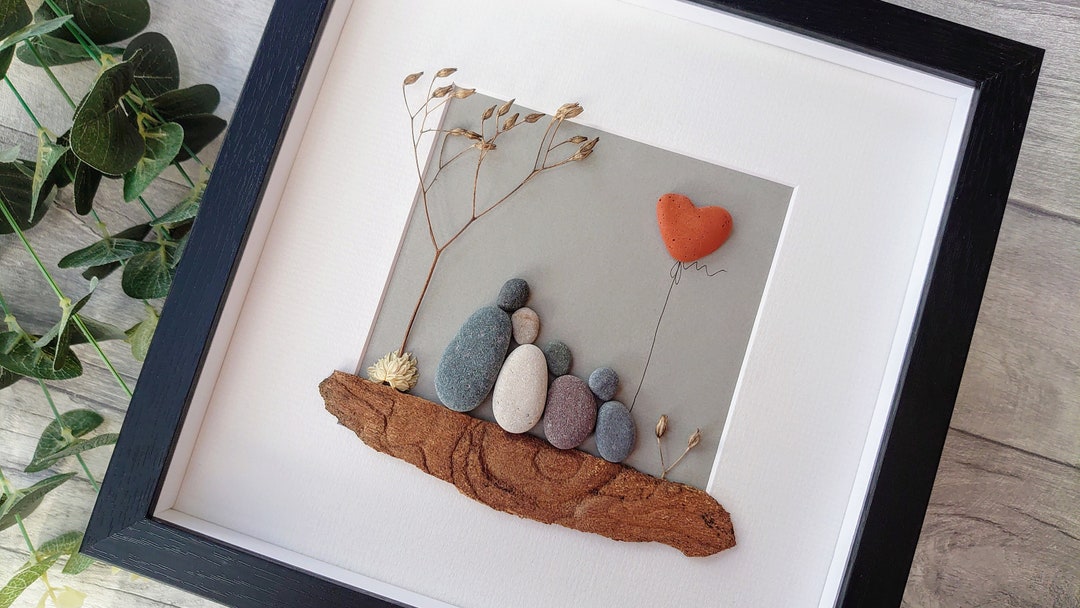 Pebble Art Family 4, Pebble Art Picture, Pebble Art Family, Pebble Art ...
