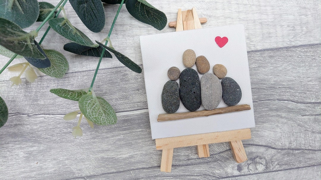 Original Pebble Art, Pebble Art Picture, Pebble Art Canvas, Gift for ...