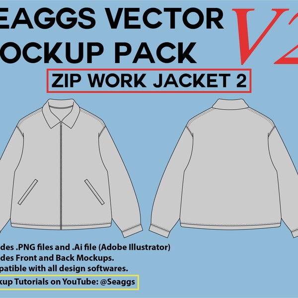 Work Jacket Vector - Etsy