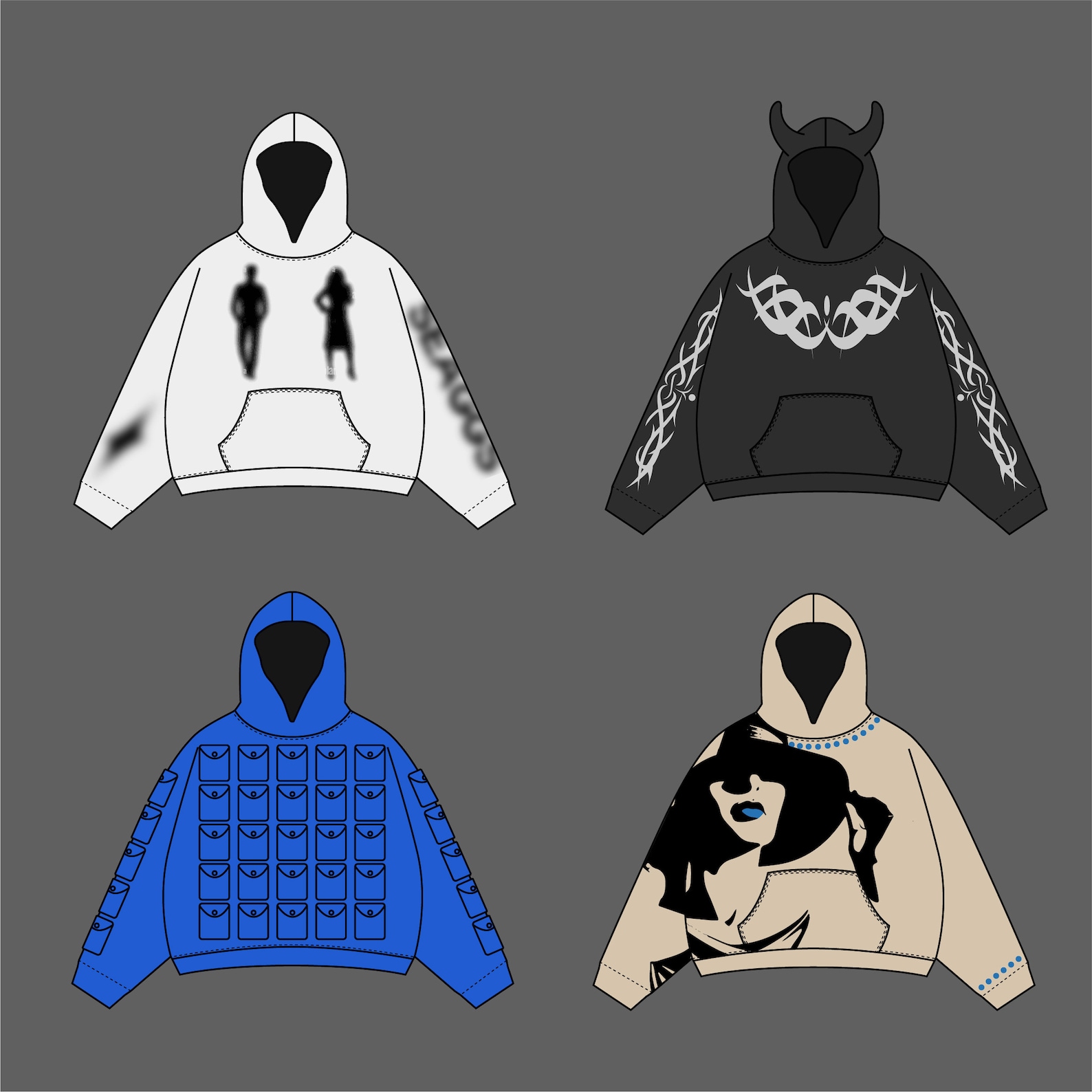 Streetwear Clothing Vector Mockup Pack Bundle 112 Mockups - Etsy UK