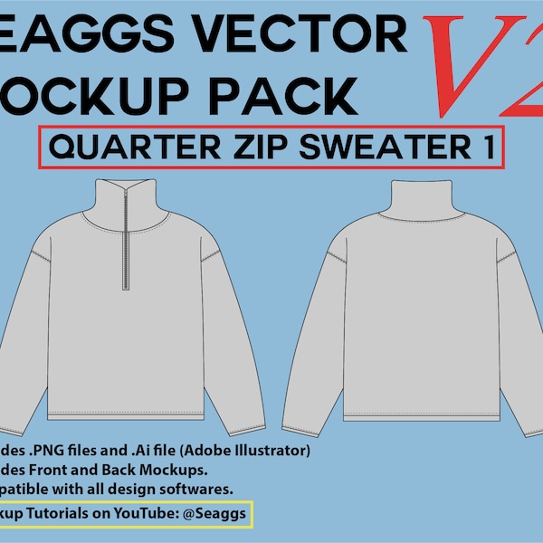 SeaggsVectorMockups - Etsy