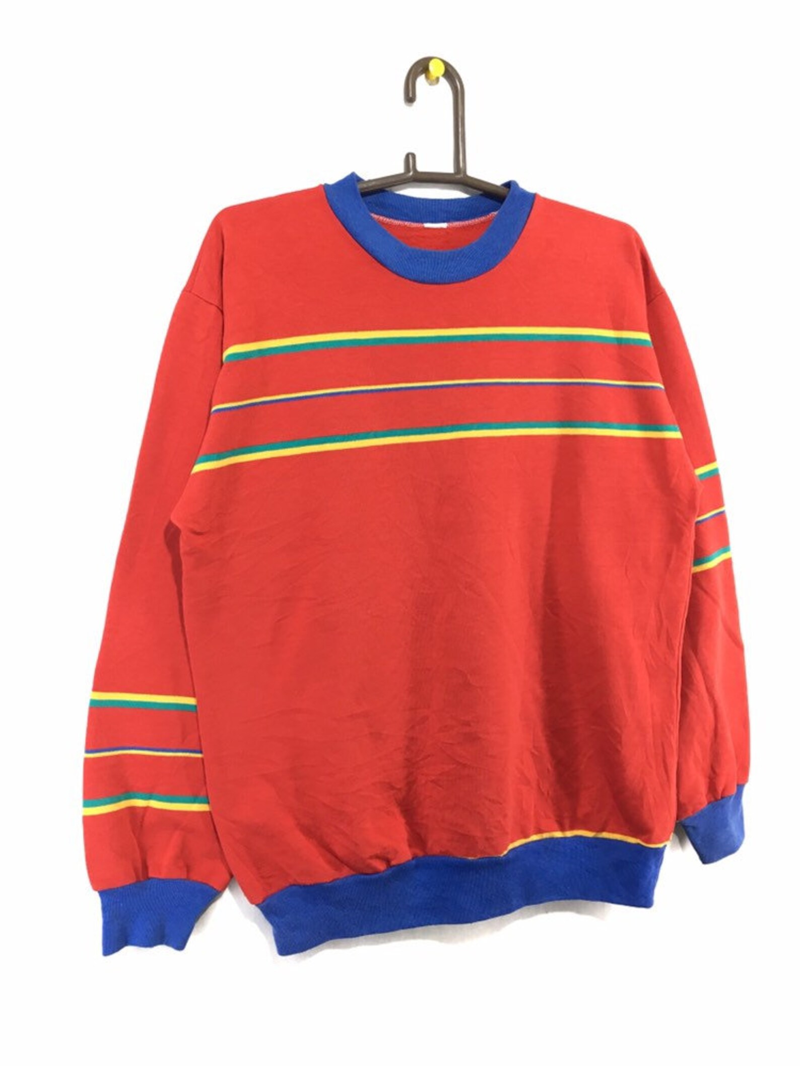 Vintage 80s Multicolor Sweatshirt - Etsy