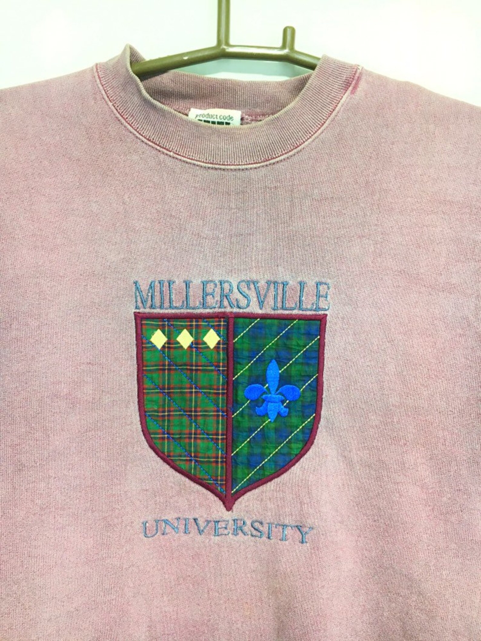 Vintage Millersville University Embroidery Big Logo Sweatshirt - Etsy