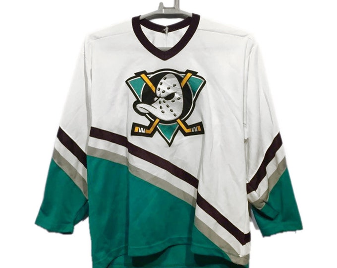 Vintage Anaheim Mighty Duck Embroidery Logo Jersey - Etsy