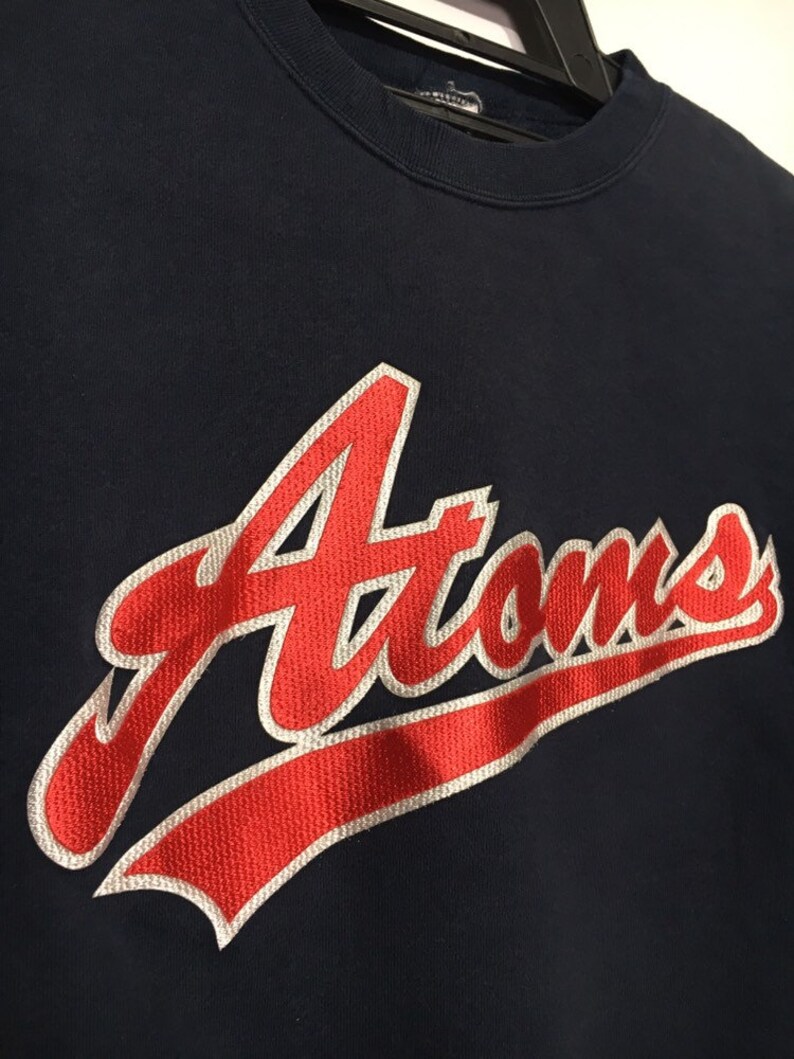 Vintage Atoms Sweatshirt Embroidery Logo - Etsy