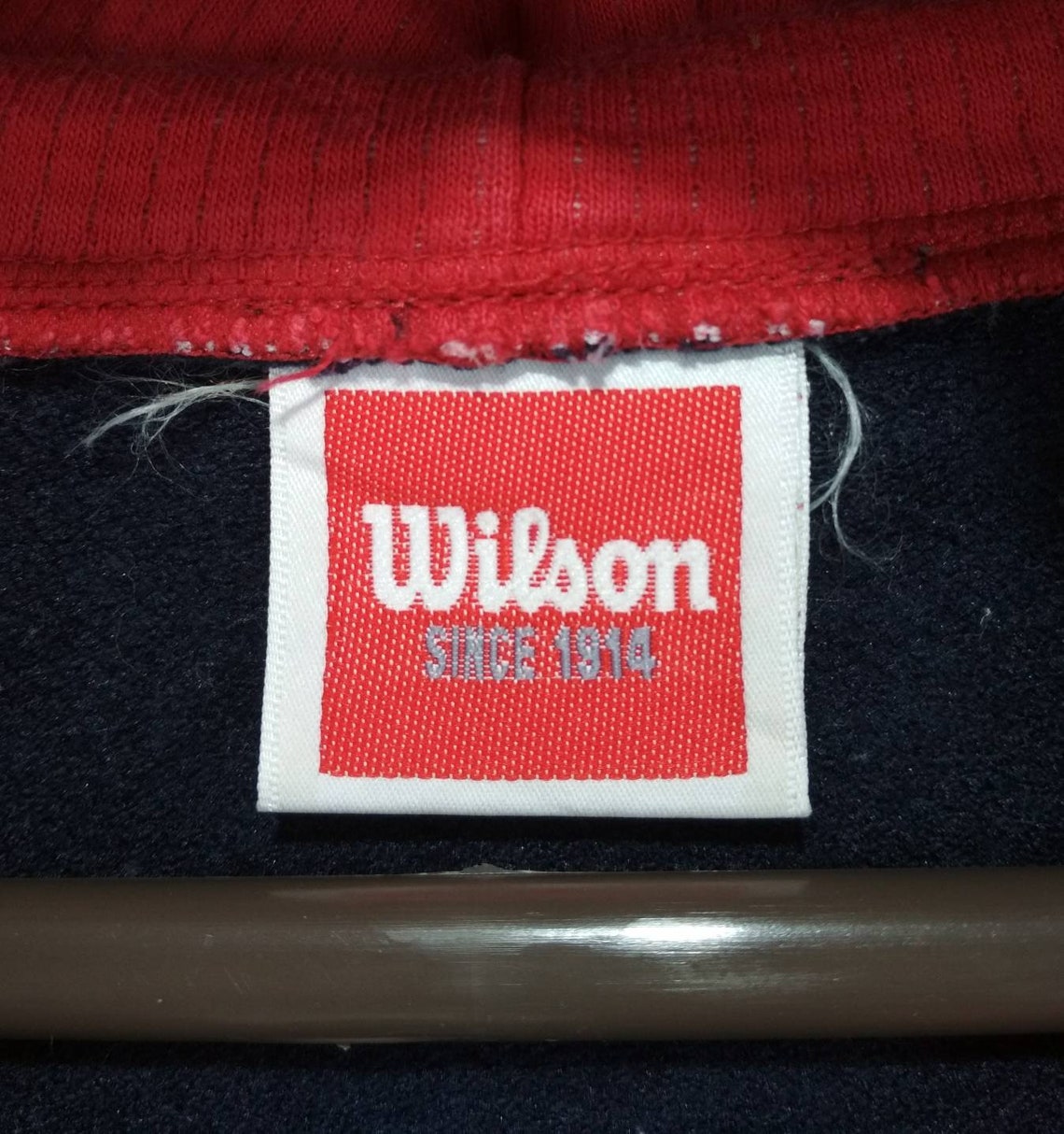 Vintage Wilson Jaspo Embroidery Big Logo Hoodie Sweatshirt - Etsy