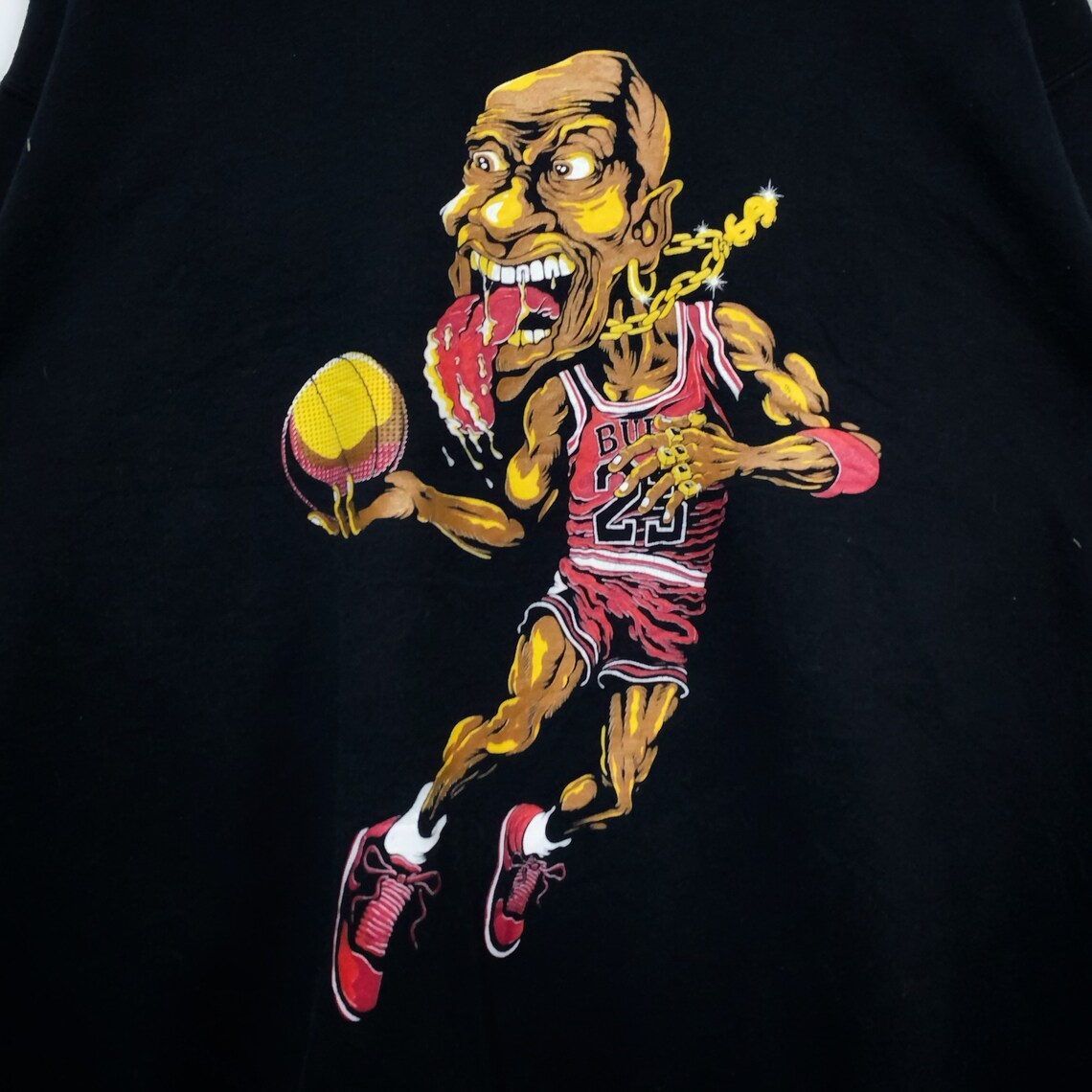Vintage 90s Michael Jordan Chicago Bull A Multi Millionaire Players ...