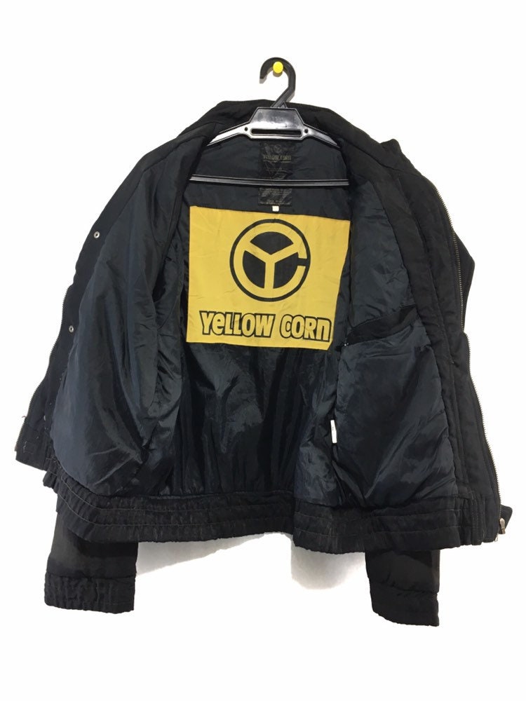 Vintage Yellow Corn Jacket Bikers Jacket - Etsy