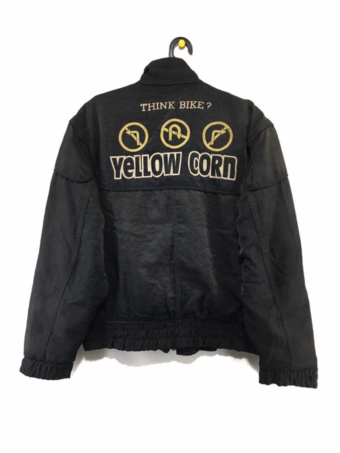Vintage Yellow Corn Jacket Bikers Jacket - Etsy
