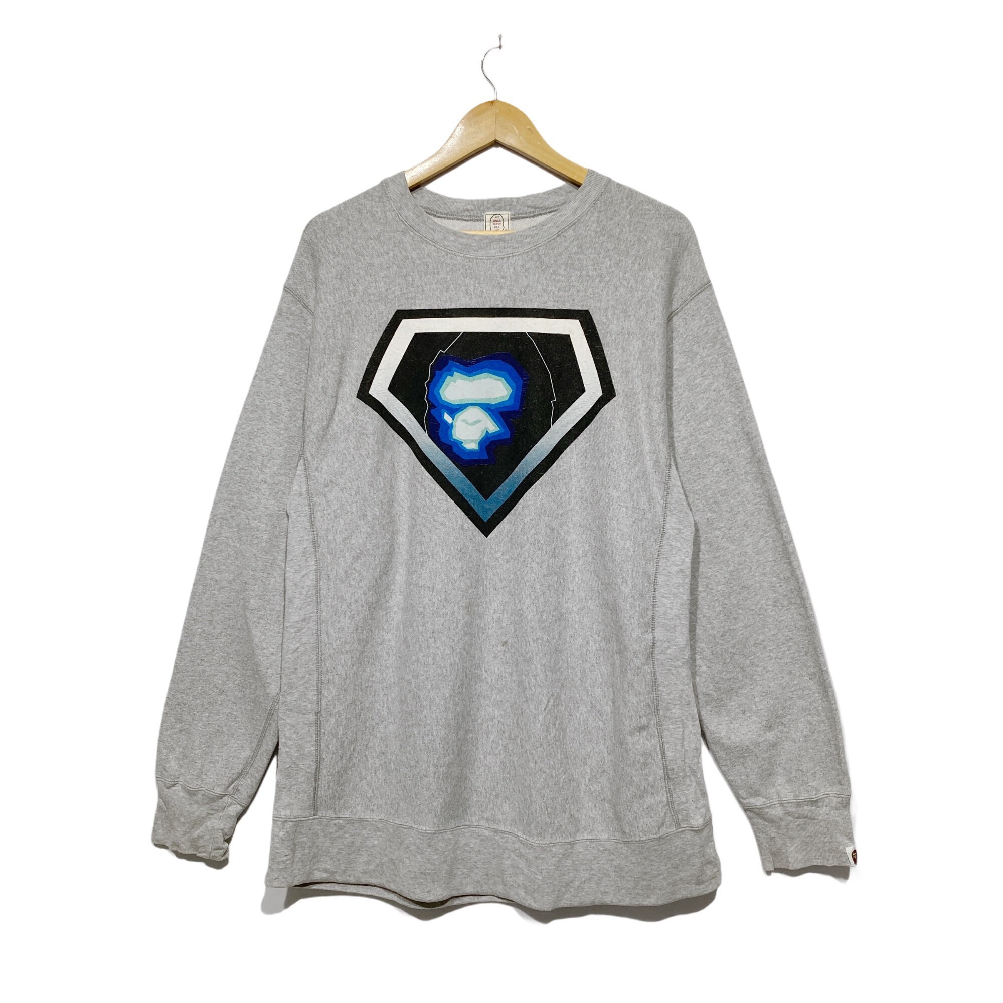 Vintage A Bathing Ape Superman Logo Bape Superbape Sweatshirt | Etsy