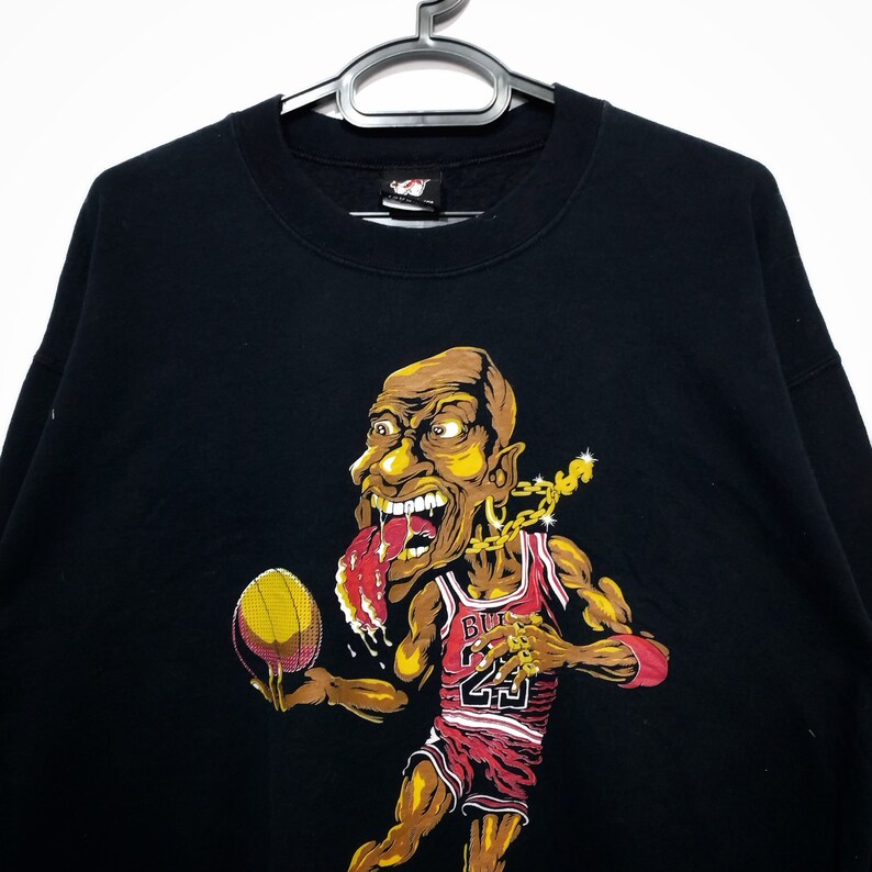 Vintage 90s Michael Jordan Chicago Bull A Multi Millionaire Players ...