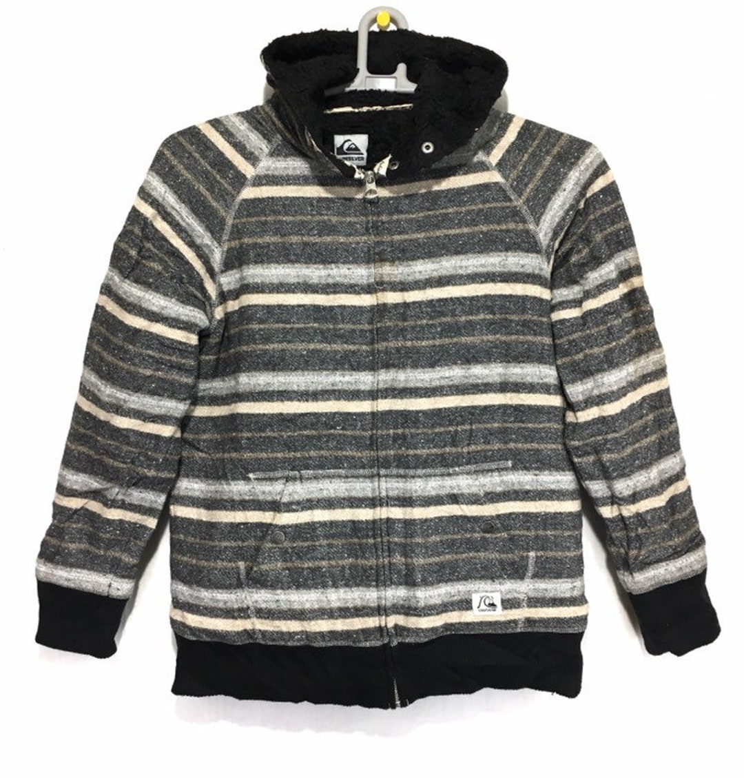 Quicksilver Hoodies Full Zip Flace Jacket - Etsy UK