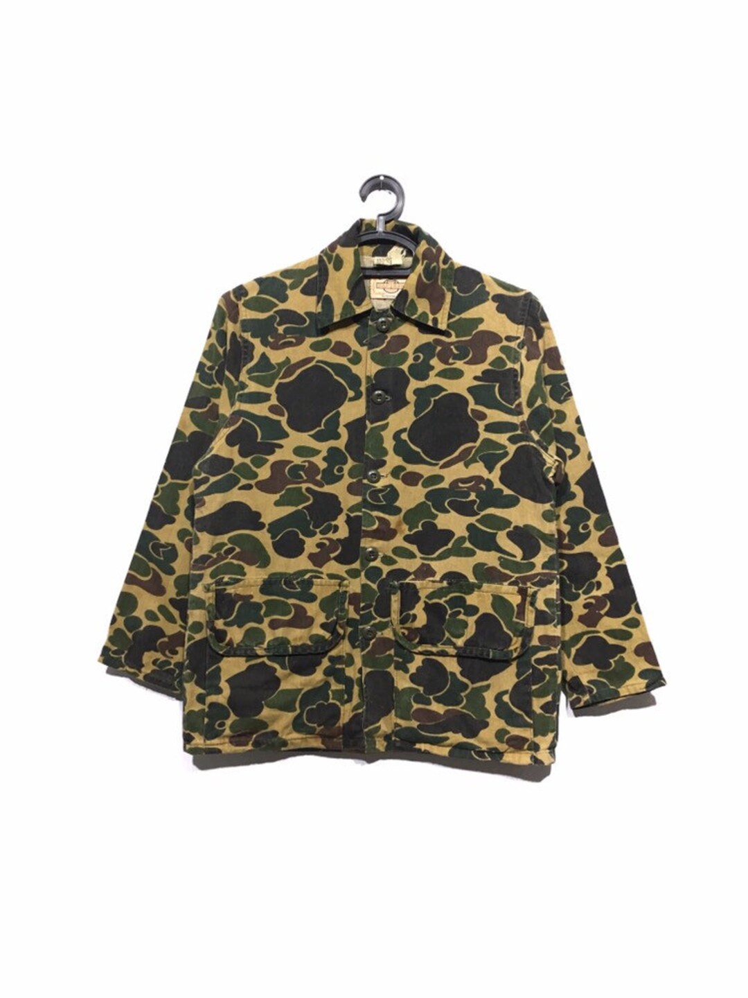 Vintage 70s USA Ranger Camouflage Hunting Work Wear Jacket - Etsy