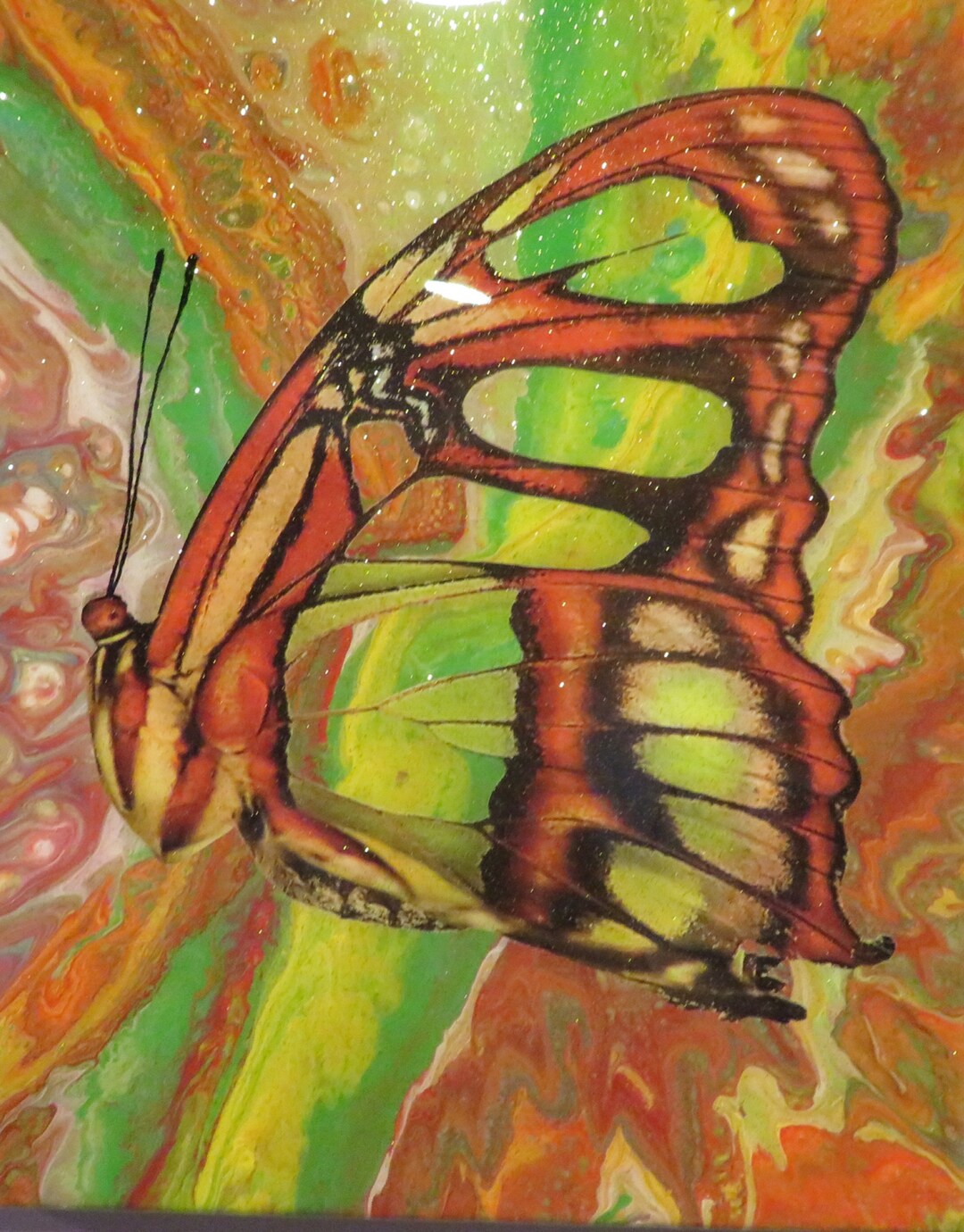 Modern Wall Art, Resined Acrylic Painting, Original Art, Abstract ...