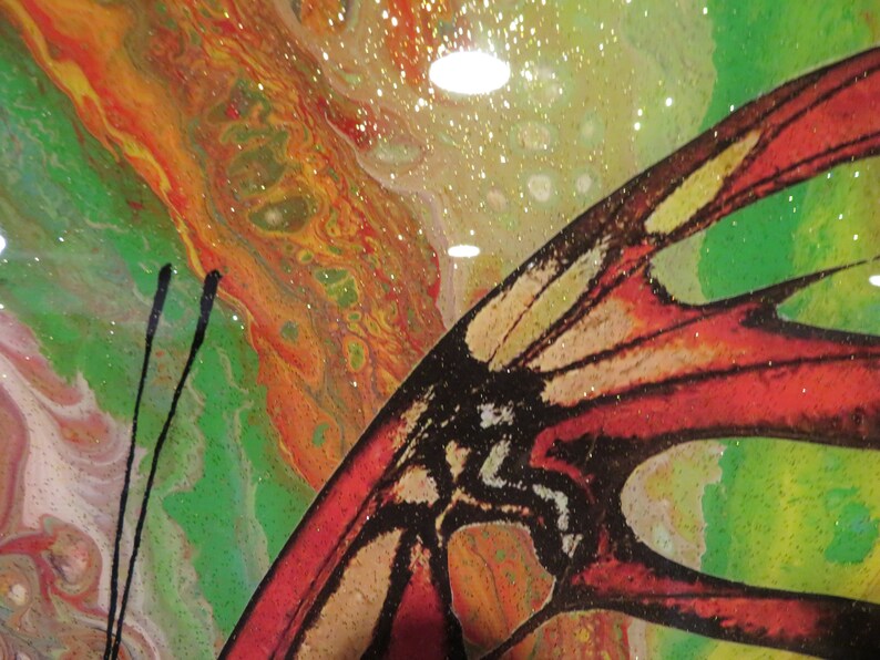 Modern Wall Art, Resined Acrylic Painting, Original Art, Abstract ...