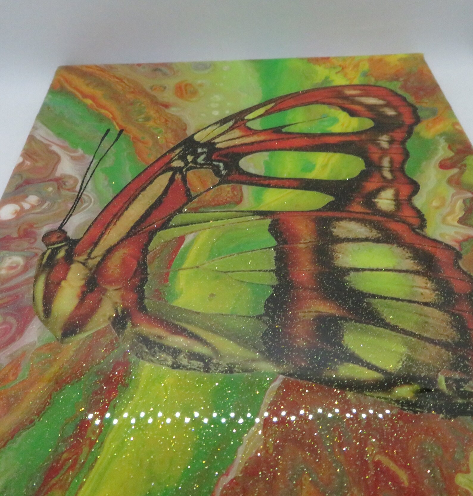 Modern Wall Art, Resined Acrylic Painting, Original Art, Abstract ...