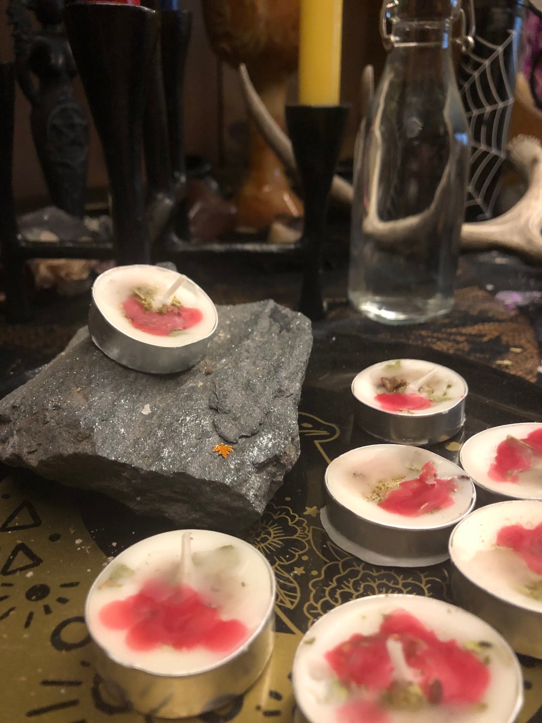 Love Spell Tea Light Candles - Etsy España