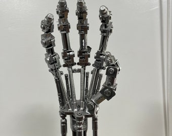 Terminator Robot Claw Hand Mechanical Skeleton Fingers Arm Zima Vintage ...