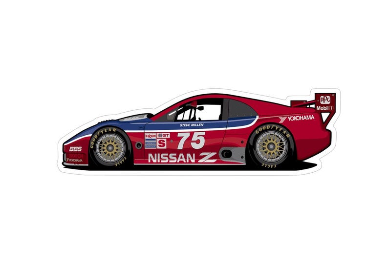 Nissan IMSA #75 Sports Car Vinyl Decal / Sticker - Etsy