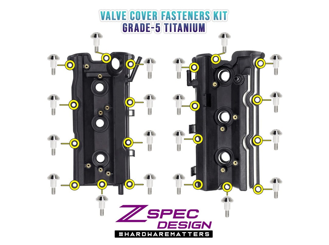 ZSPEC Titanium Valve Cover Bolts for Nissan 350z/g35, VQ35DE / VQ35HR ...