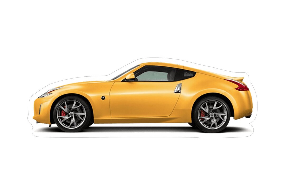 Nissan 370z Z34 Sports Car Vinyl Decal / Sticker Yellow - Etsy