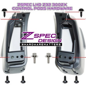 ZSPEC 300zx Z32 Mounting Pods for LHD Climate & Lighting Controls, Set ...