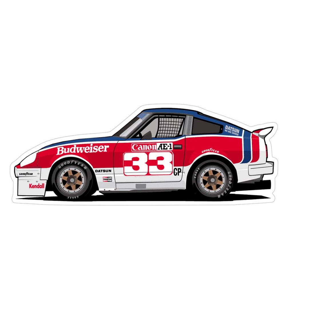 Datsun 240z Race Car Vinyl Decal / Sticker, BSR #33 Style - Etsy