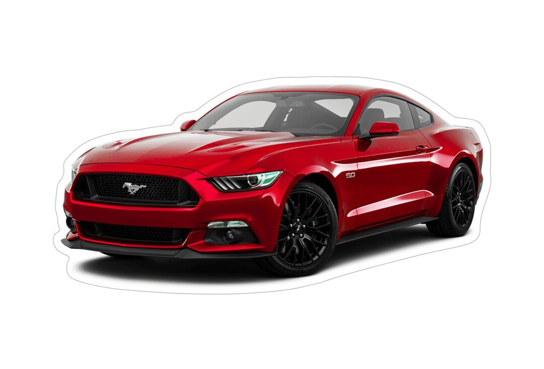 Ford Mustang S197 Sports Car Vinyl Decal / Sticker Red - Etsy