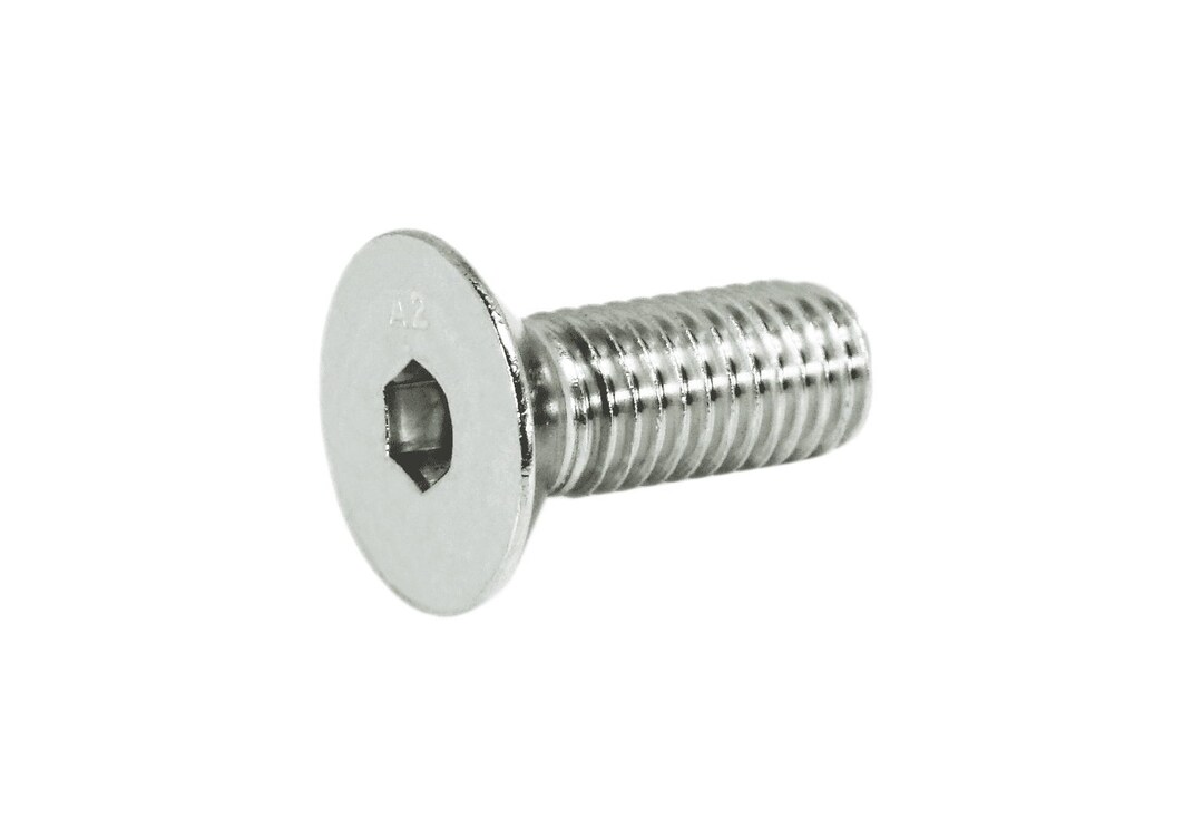 ZSPEC M10-1.5x25mm Flat-head FHSC Fasteners, Stainless, per Each - Etsy