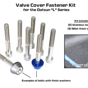 ZSPEC Valve Cover Fasteners for L-series Datsun 240z/260z/280z/280zx ...