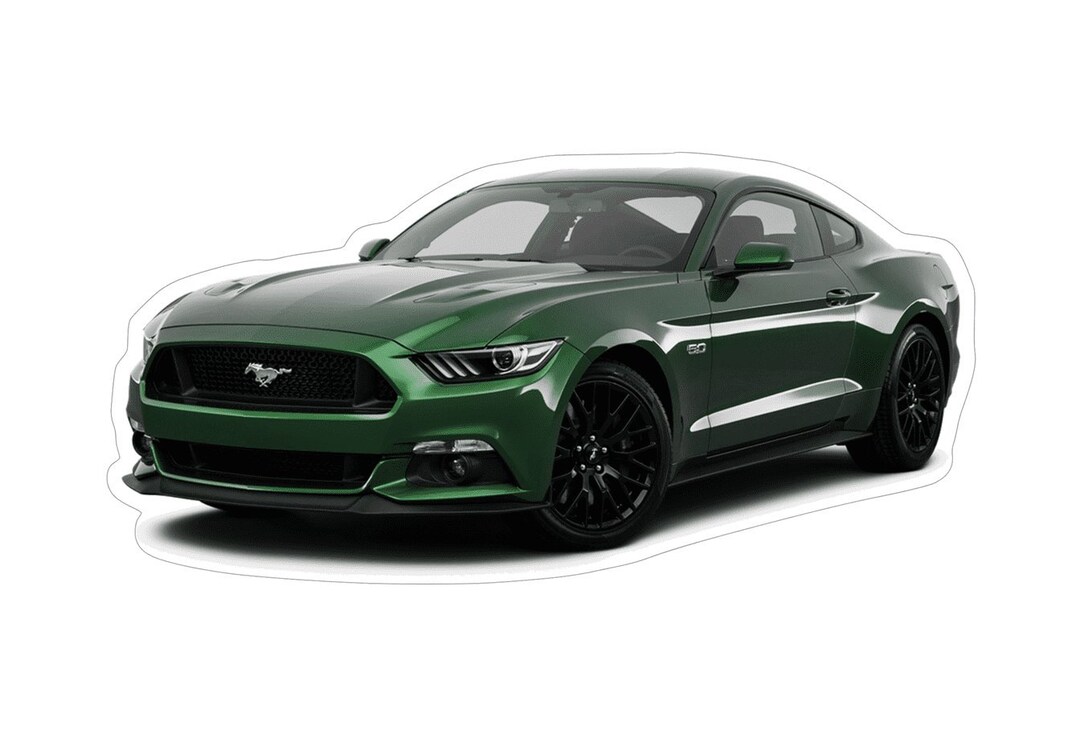 Ford Mustang S197 Sports Car Vinyl Decal / Sticker, Green - Etsy