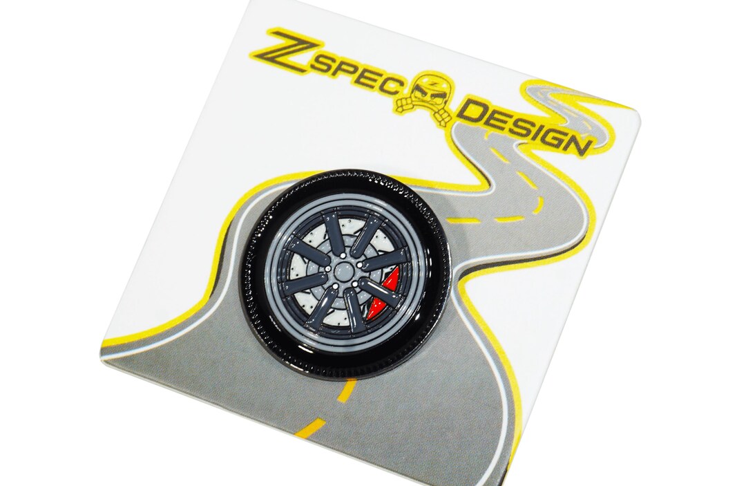 ZSPEC Wheel Pin - JDM Classic Design - Great for Lapels, Hats ...