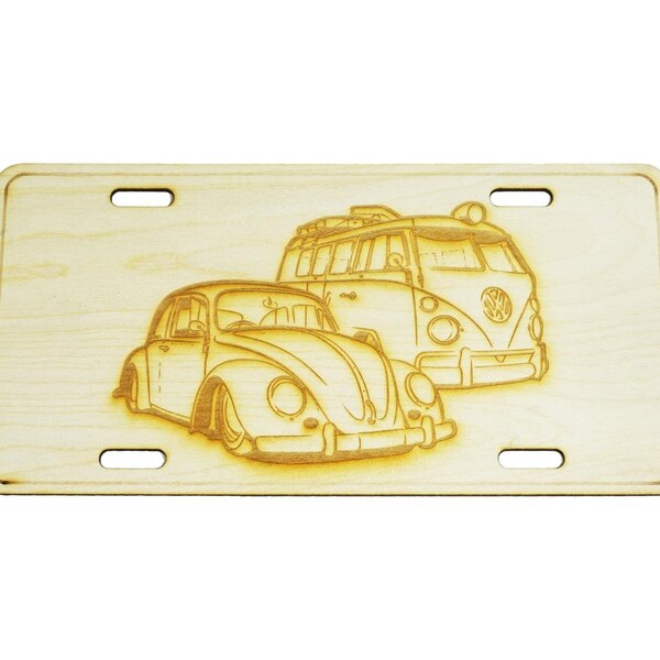 Vw Beetle License Plate - Etsy
