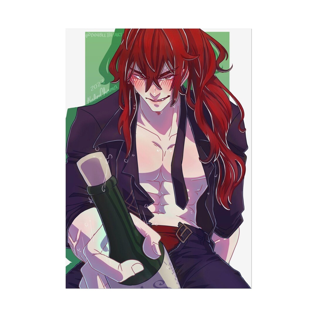 Spicy Wine Diluc Genshin Impact, Diluc Simp Gifts, Diluc Simp Presents ...