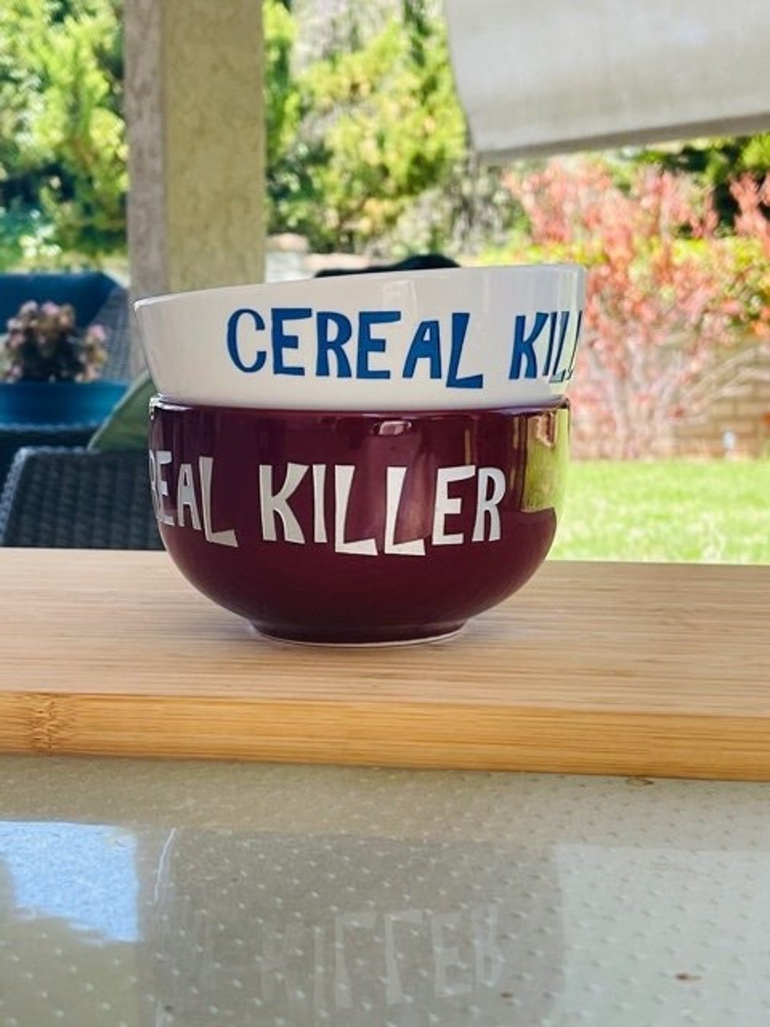 Cereal Killer - Halloween Engraved Cereal Bowl; Horror - Etsy
