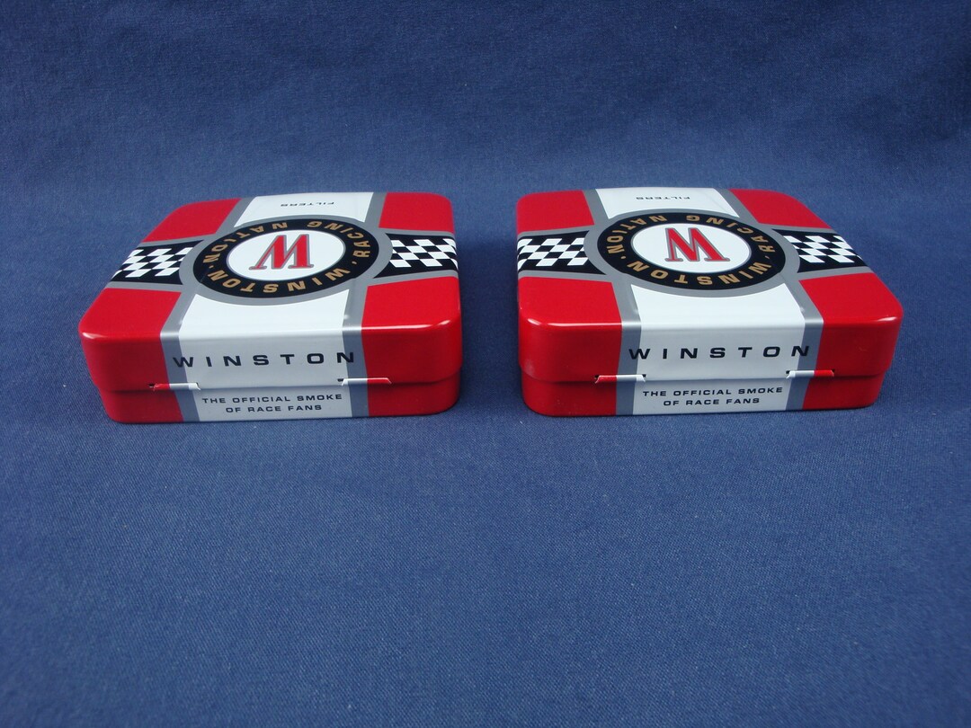 Lot of 2 Vintage 90's Winston Filters Cigarette Tins. - Etsy UK