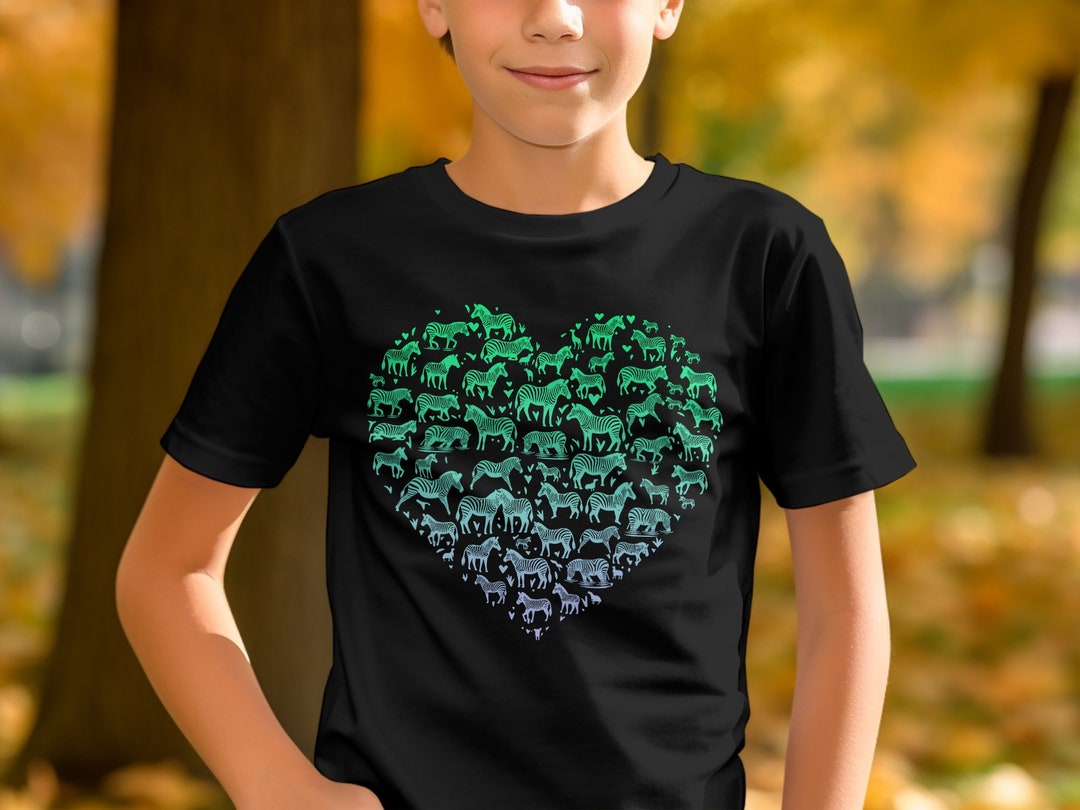 Men's Zebra Silhouette Graphic T-shirt Perfect Gift for Zebra Lovers ...