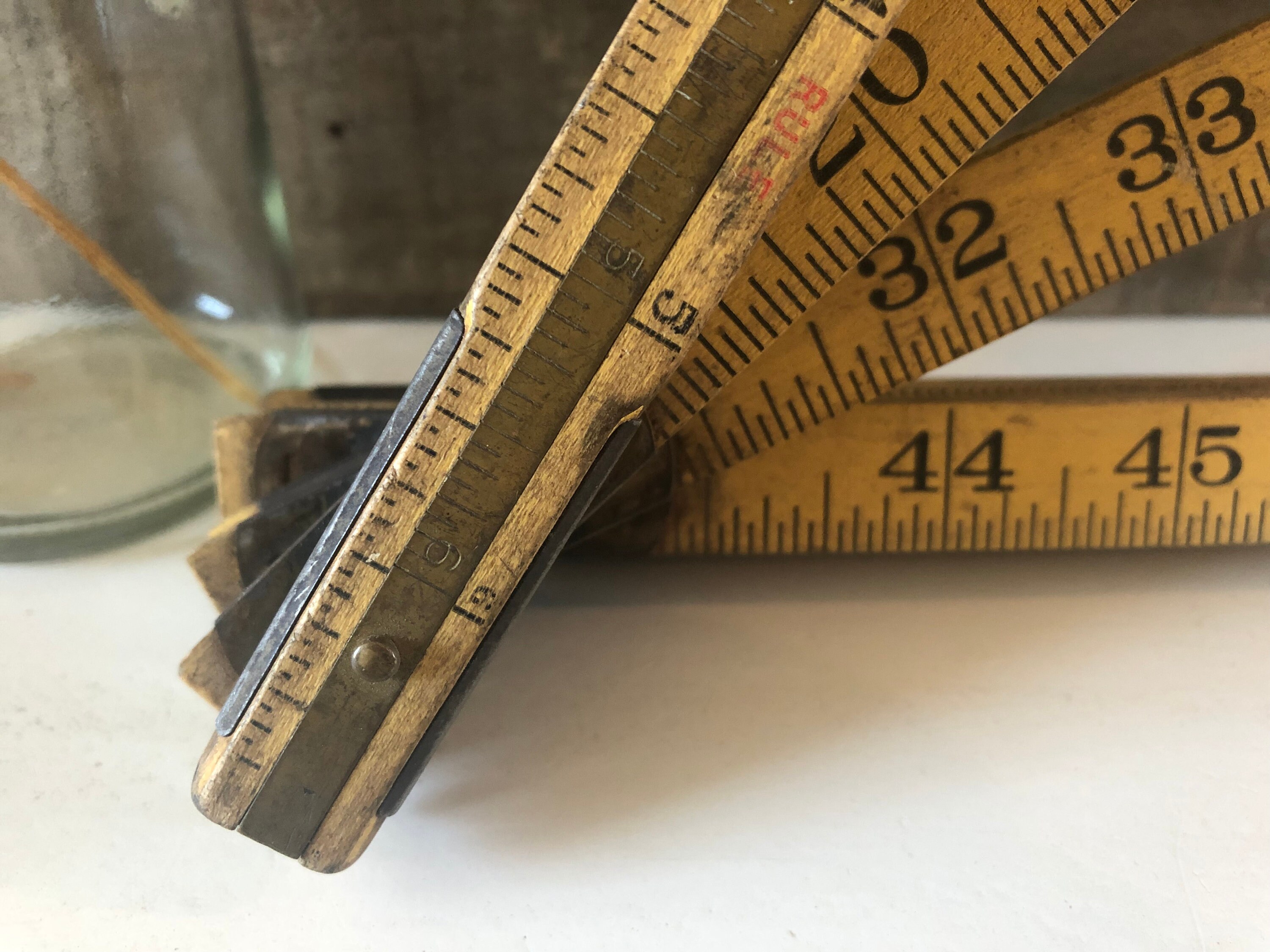 Vintage Lufkin 72-inch Extension Rule No. X46 Wooden - Etsy