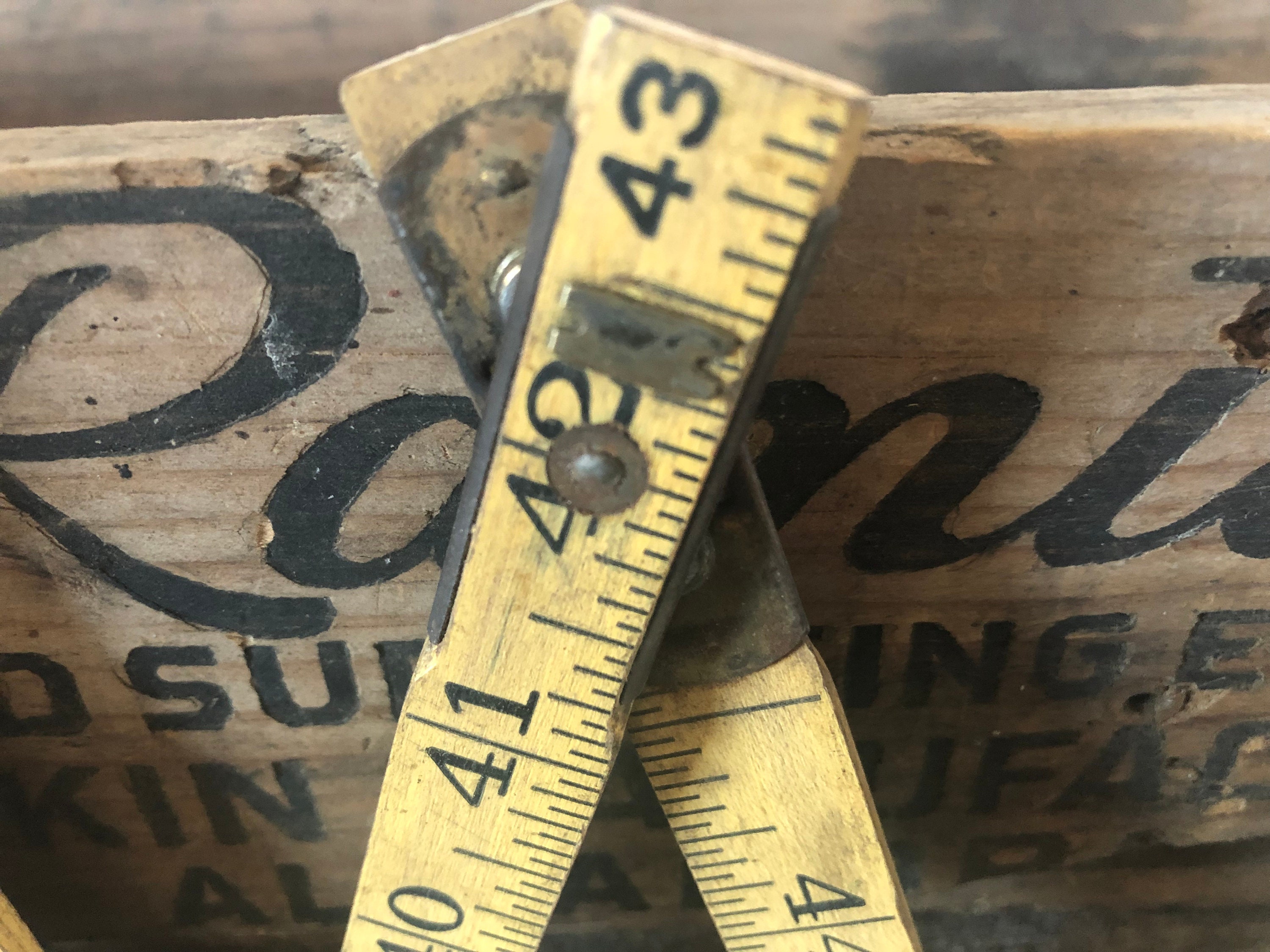 Vintage Lufkin 72-inch Extension Rule No. X46 Wooden - Etsy