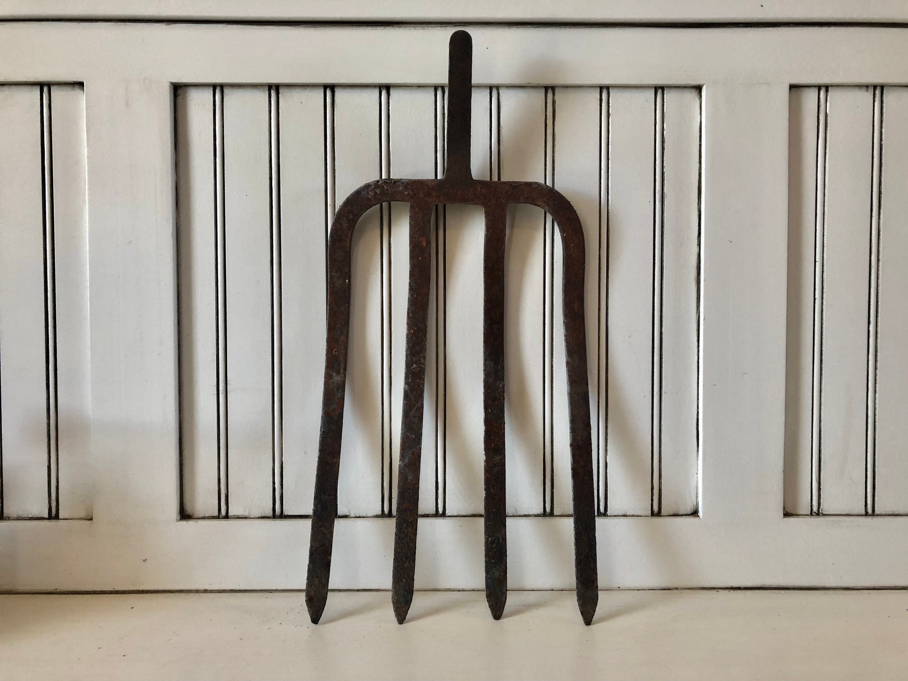 Vintage Metal Pitch Fork Head - Rustic, Rusty, Patina, Farmhouse ...