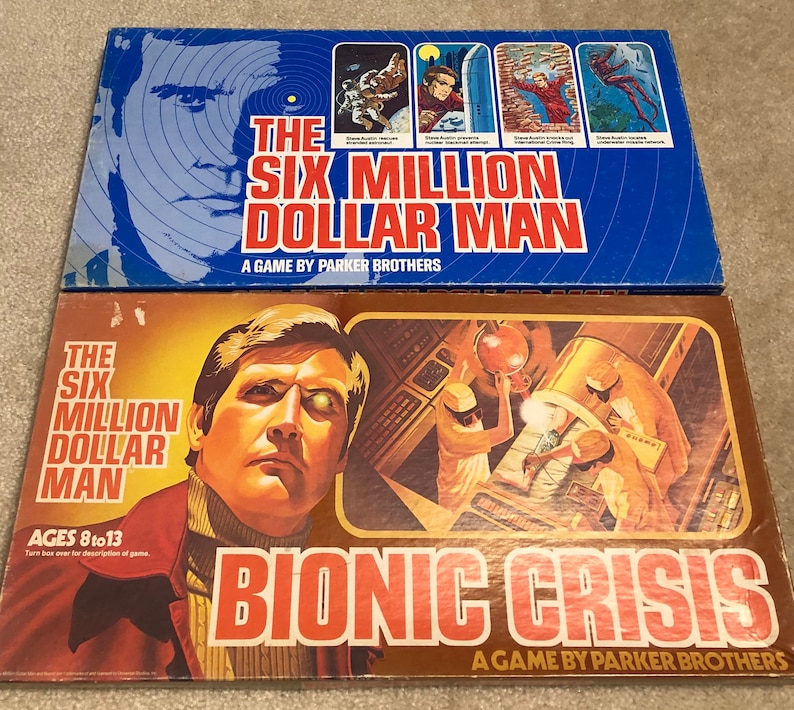The Six Million Dollar Man Board Games - Etsy