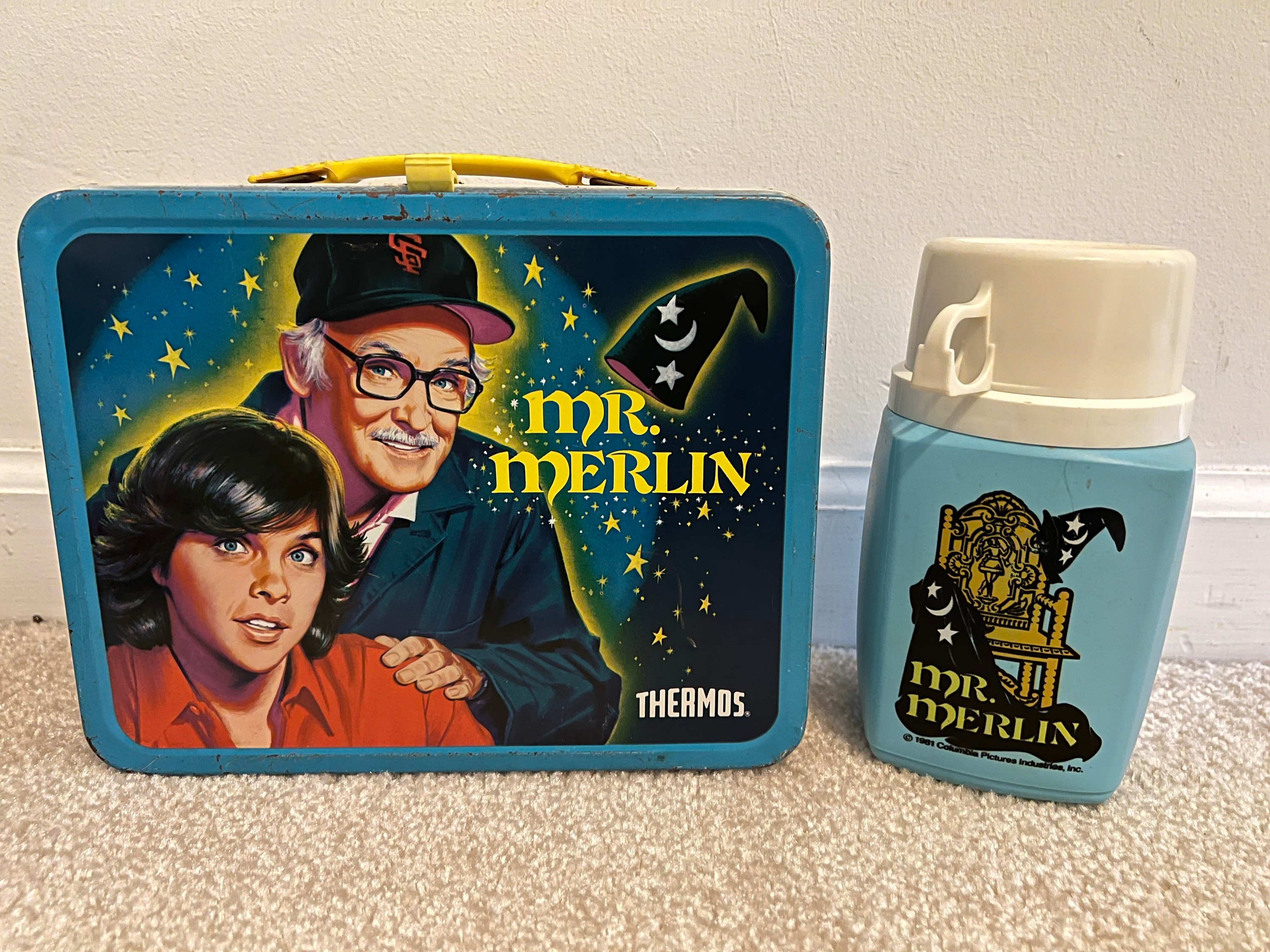 Vintage Mr. Merlin lunchbox 80s movie - munimoro.gob.pe