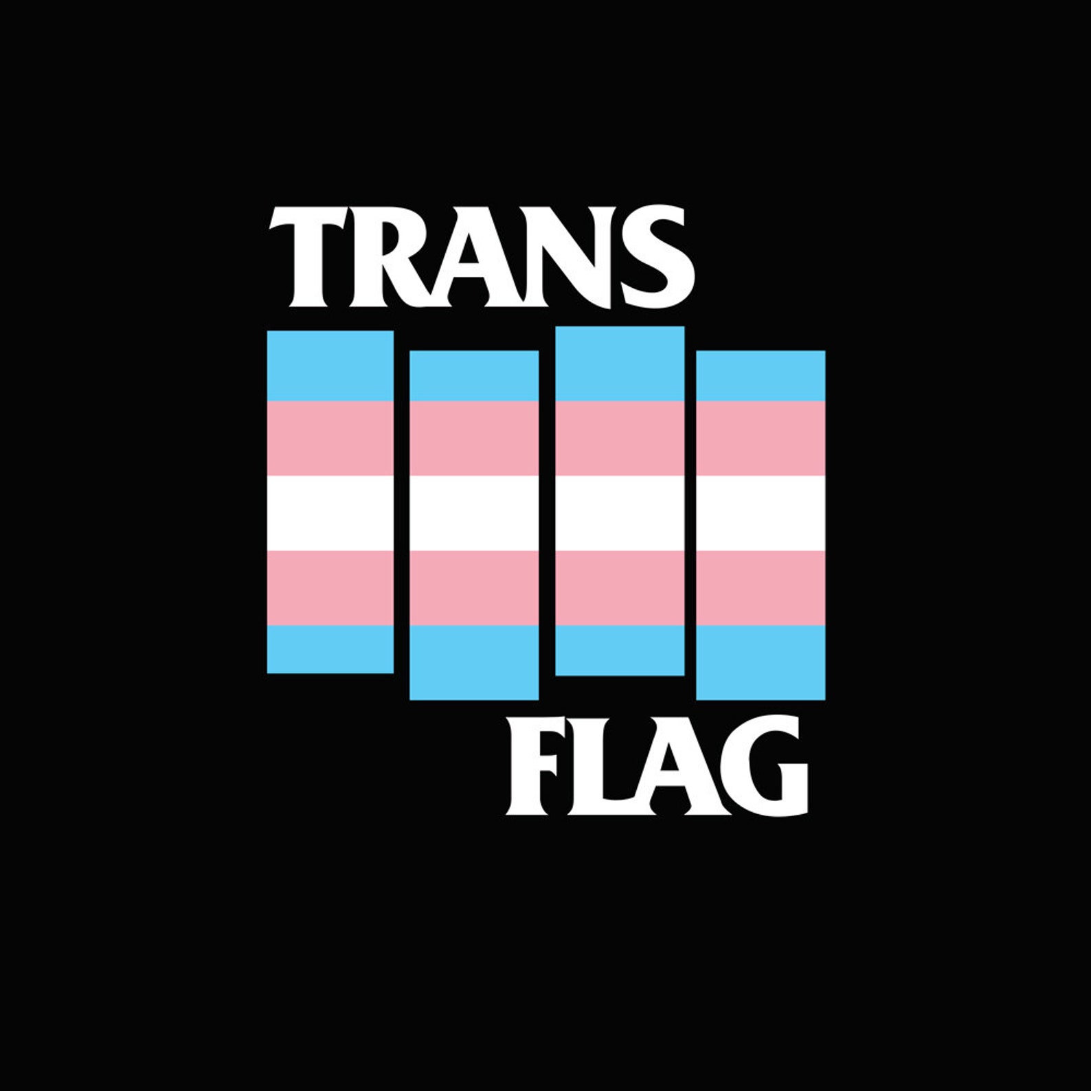 Trans Flag T-shirt Trans Pride Transgender Rights Punk - Etsy