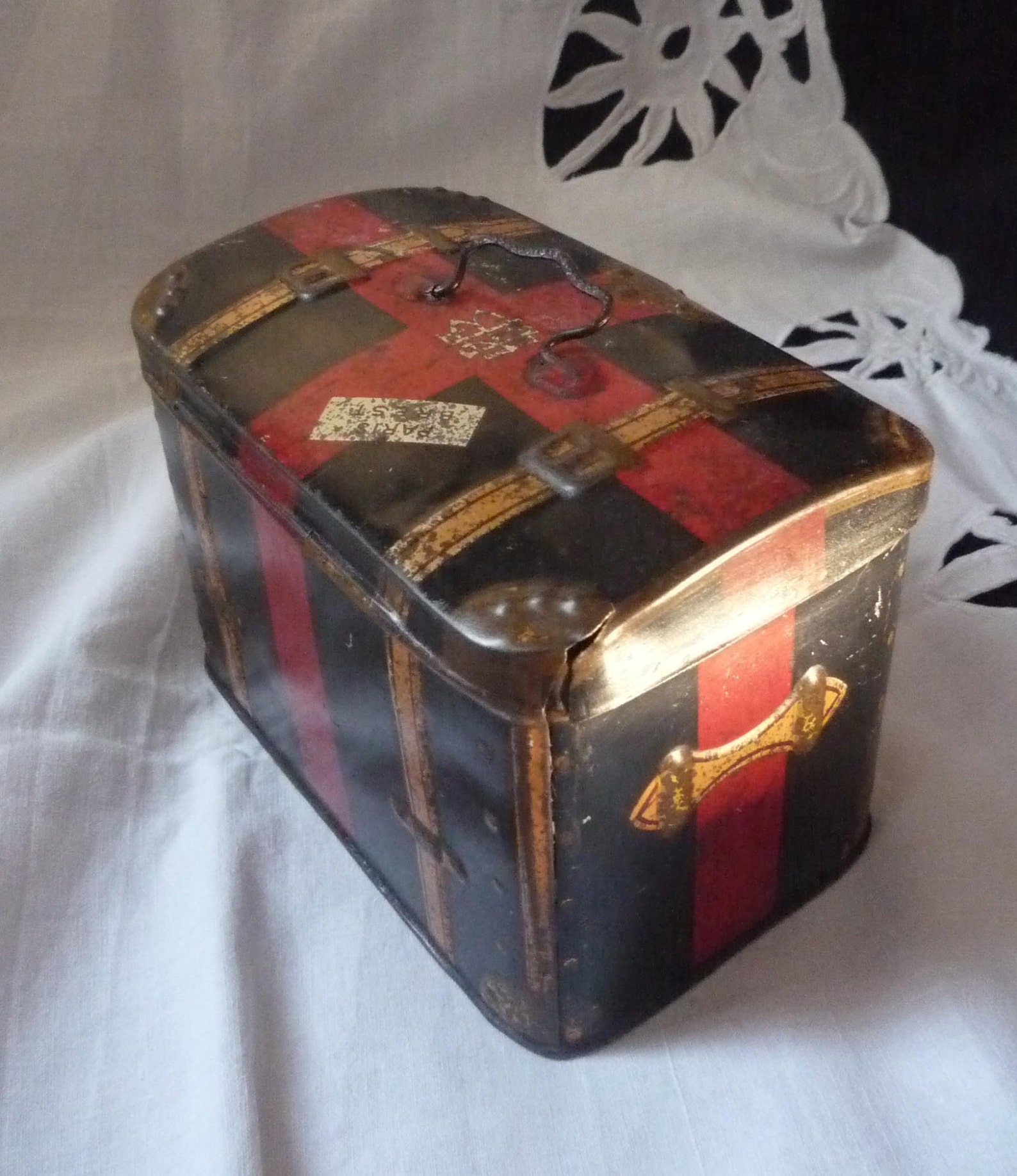 Ancienne boîte métal à café modèle rare old metal coffee box - Etsy France