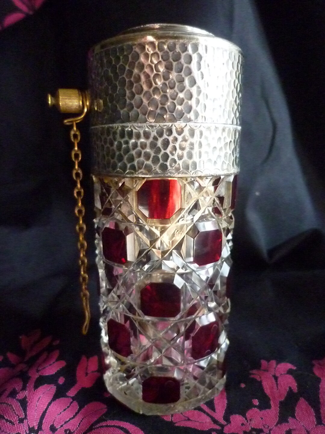 Antique Art Deco Baccarat Crystal Perfume Sprayer Antique Art Deco ...