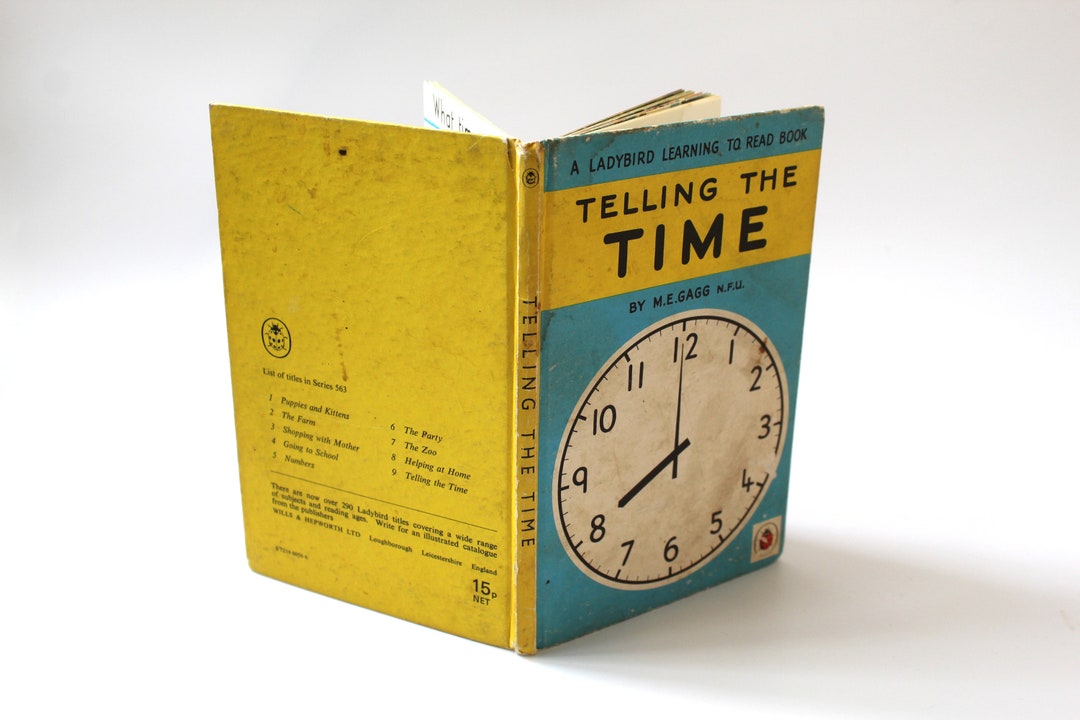 Vintage Ladybird Book Telling the Time - Etsy