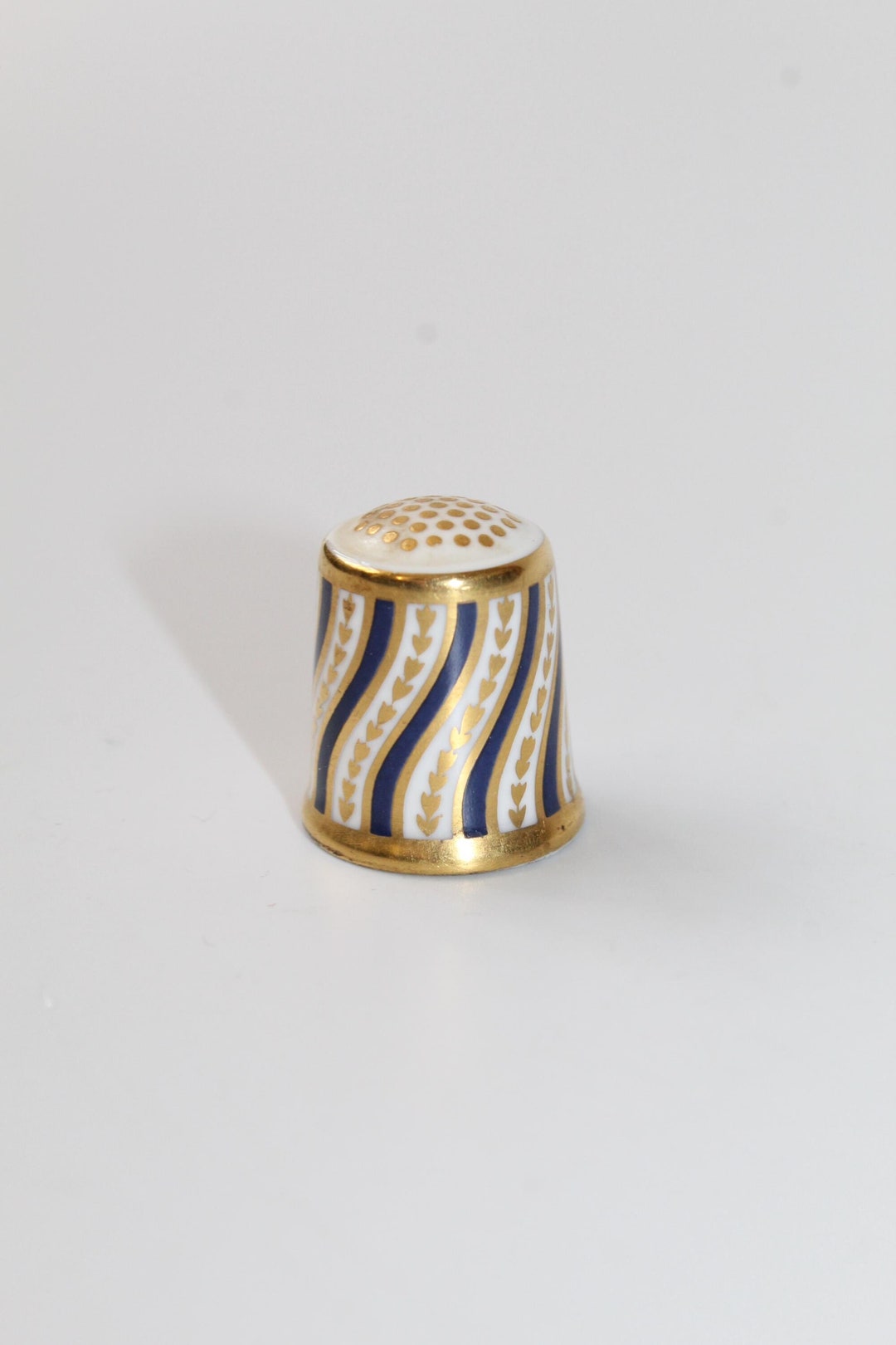 Royal Crown Derby Thimble Spiral Stripe Historical Collection - Etsy