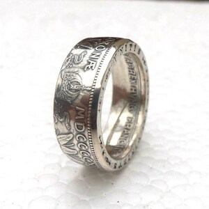 Austro-hungarian Silver Coin Ring - 2 Crowns 1912 - Silver 2 Corona ...